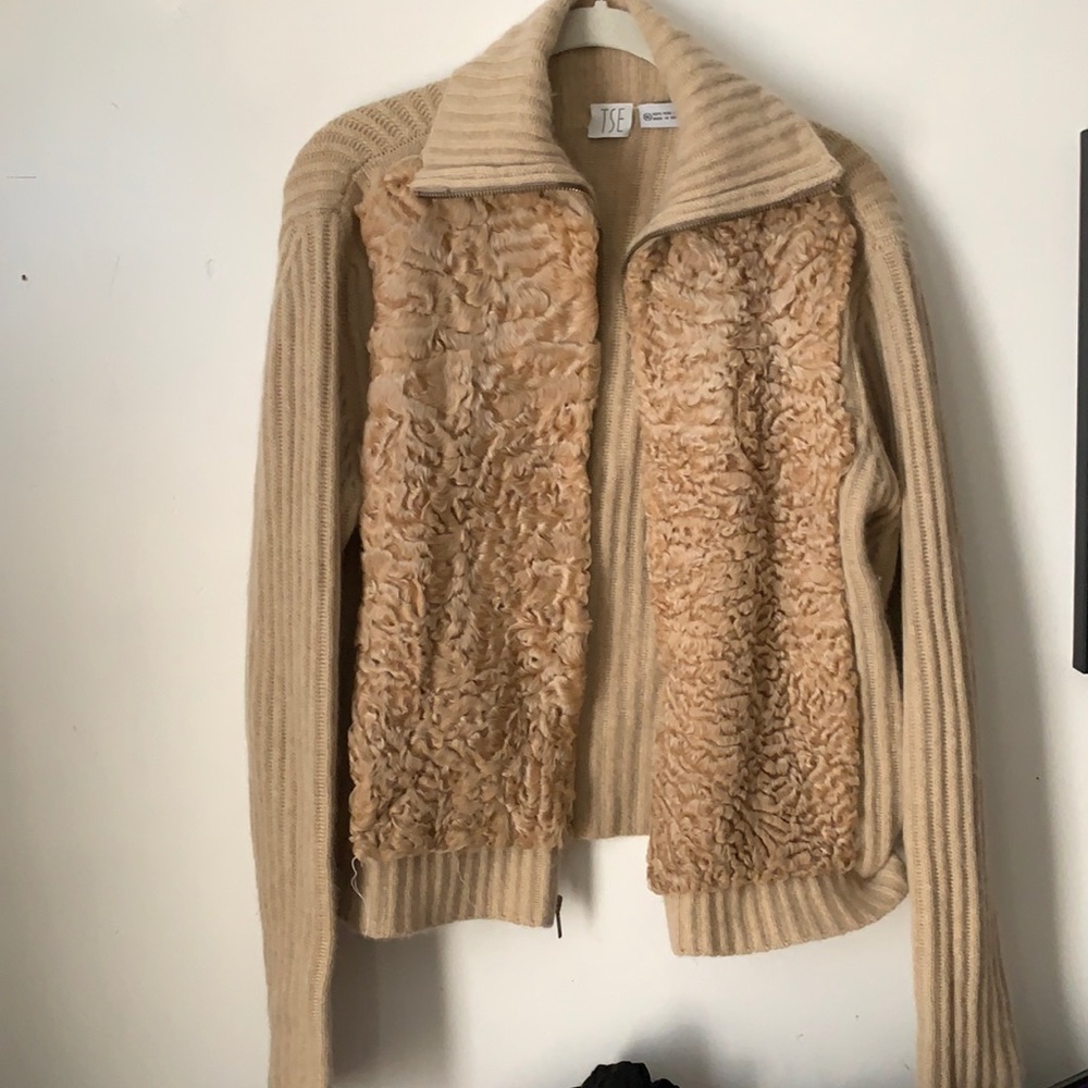 Tse Cashmere Furry Jacket - Gem